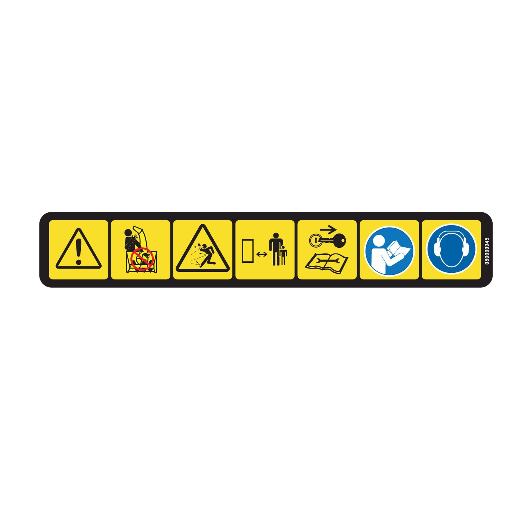 DECAL,DASH - SAFETY - 08000945 – Equipements ESF