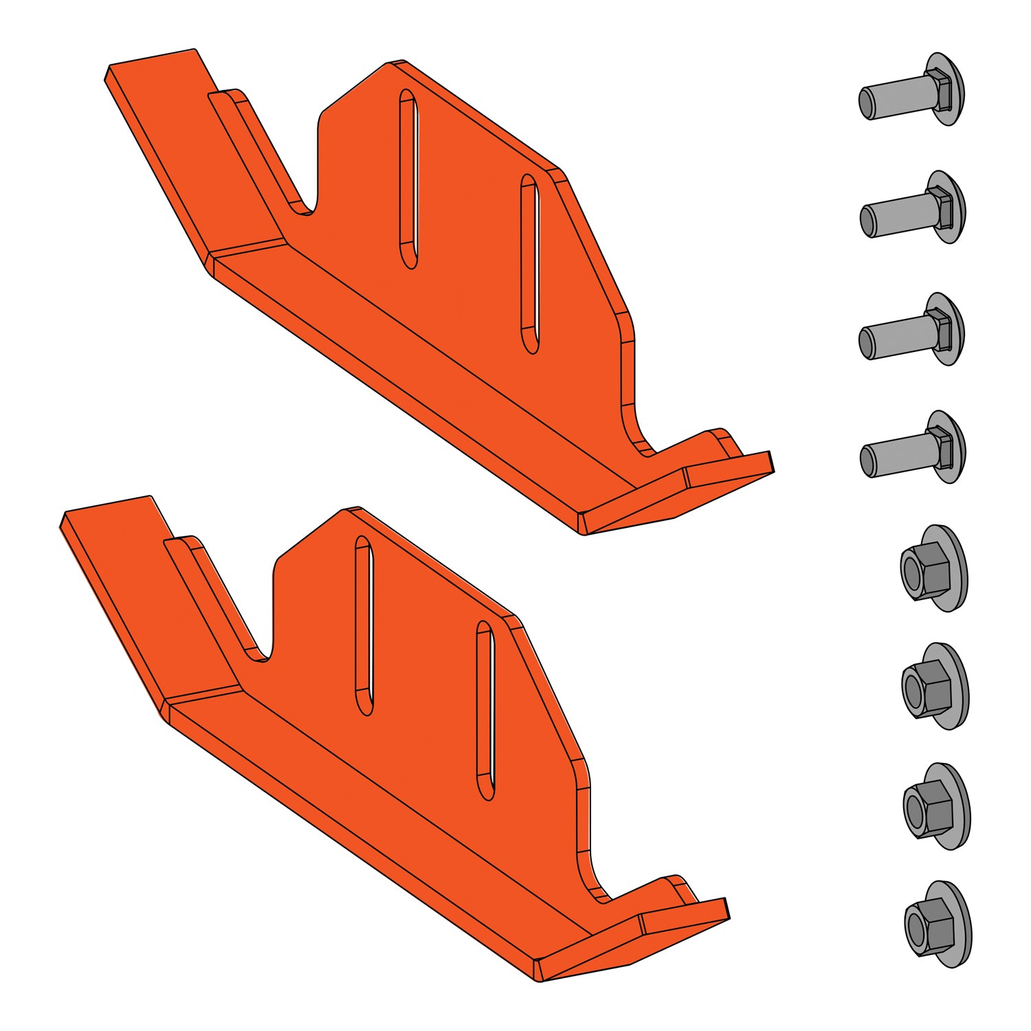 KIT, SKID SHOE, LONG - 72105600 – Equipements ESF