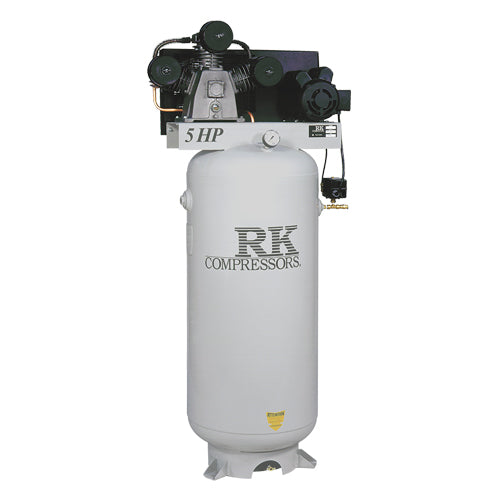 RK COMPRESSOR 5HP 60 GAL VERTICAL 230 VOLT 1 PHASE – Equipements ESF